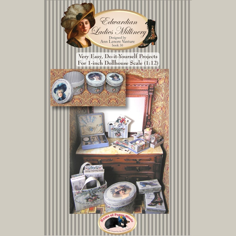 Book30 Edwardian Millinery in 1:12 Scale - Etsy