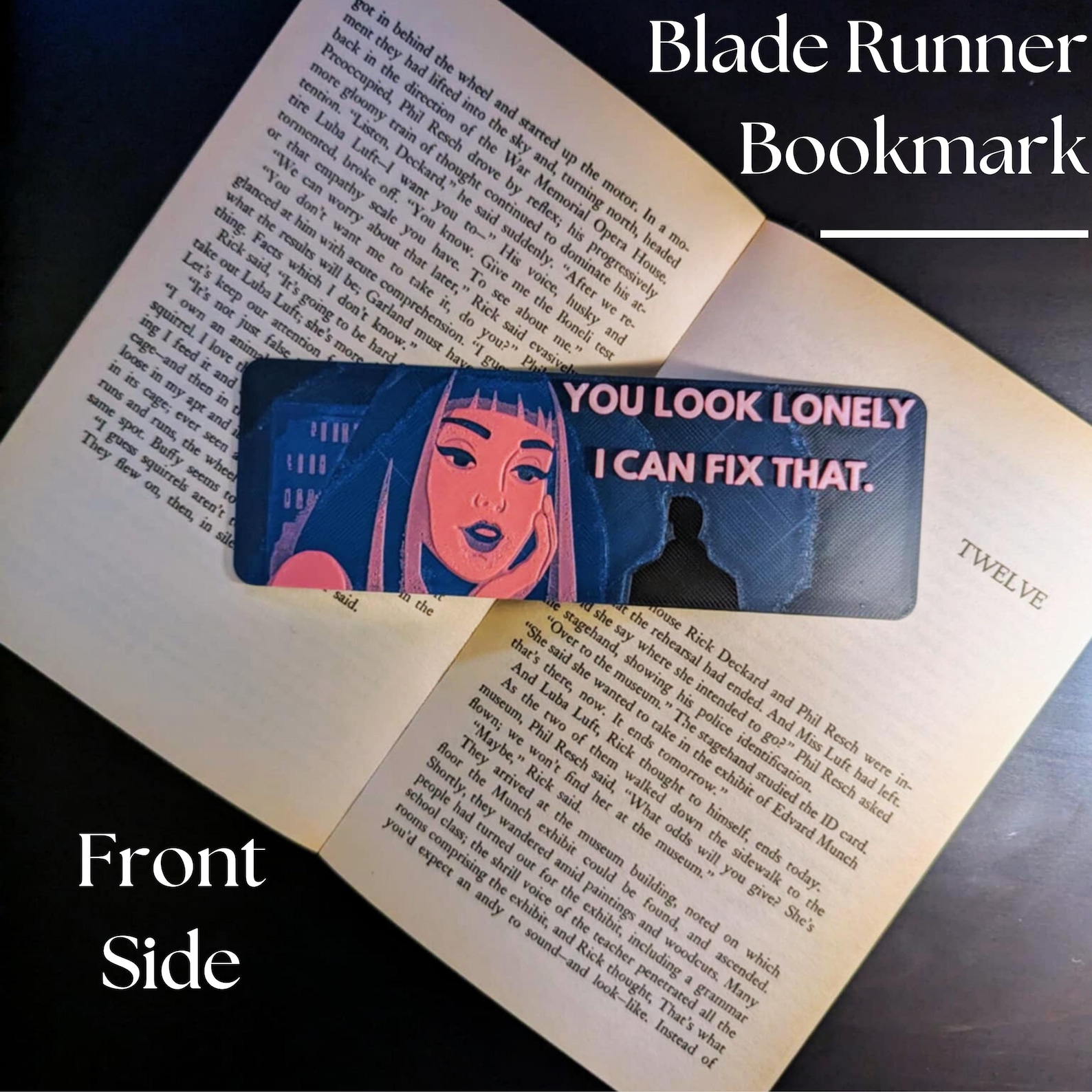 Blade Runner Bookmark: 3d-printed Cyberpunk Joi Art - Etsy