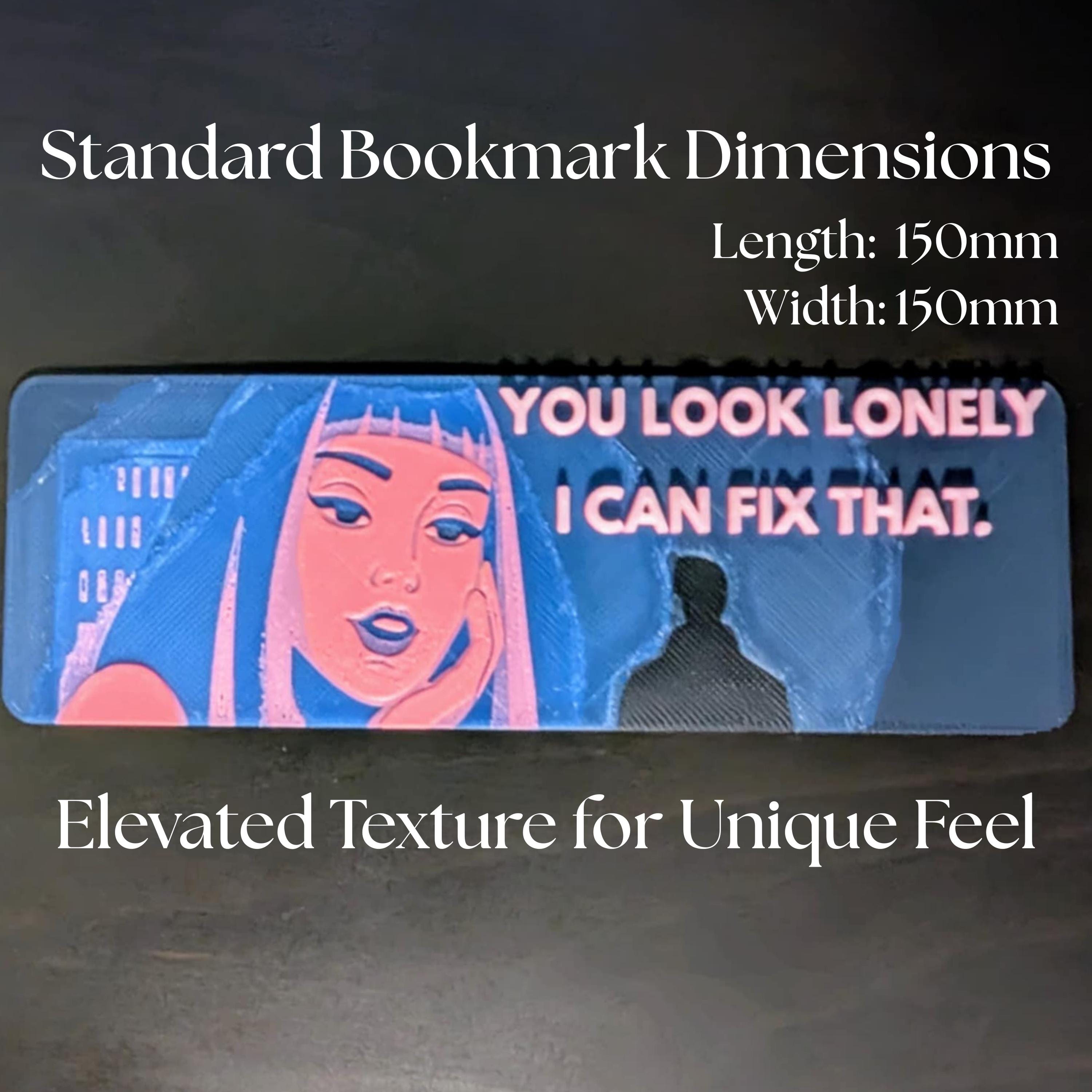 Blade Runner Bookmark: 3d-printed Cyberpunk Joi Art - Etsy