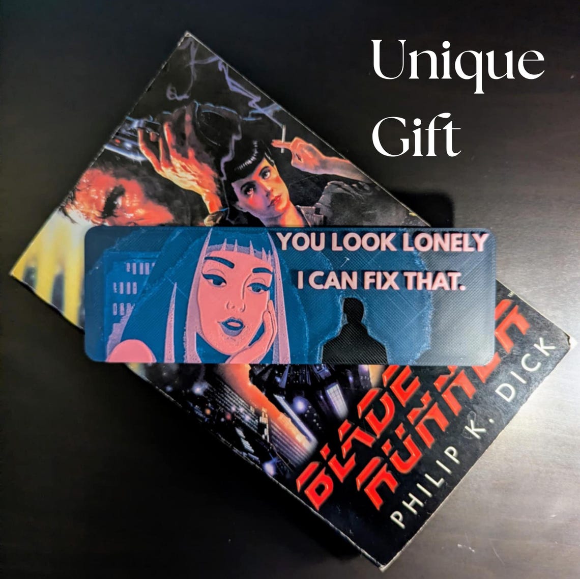Blade Runner Bookmark: 3d-printed Cyberpunk Joi Art - Etsy