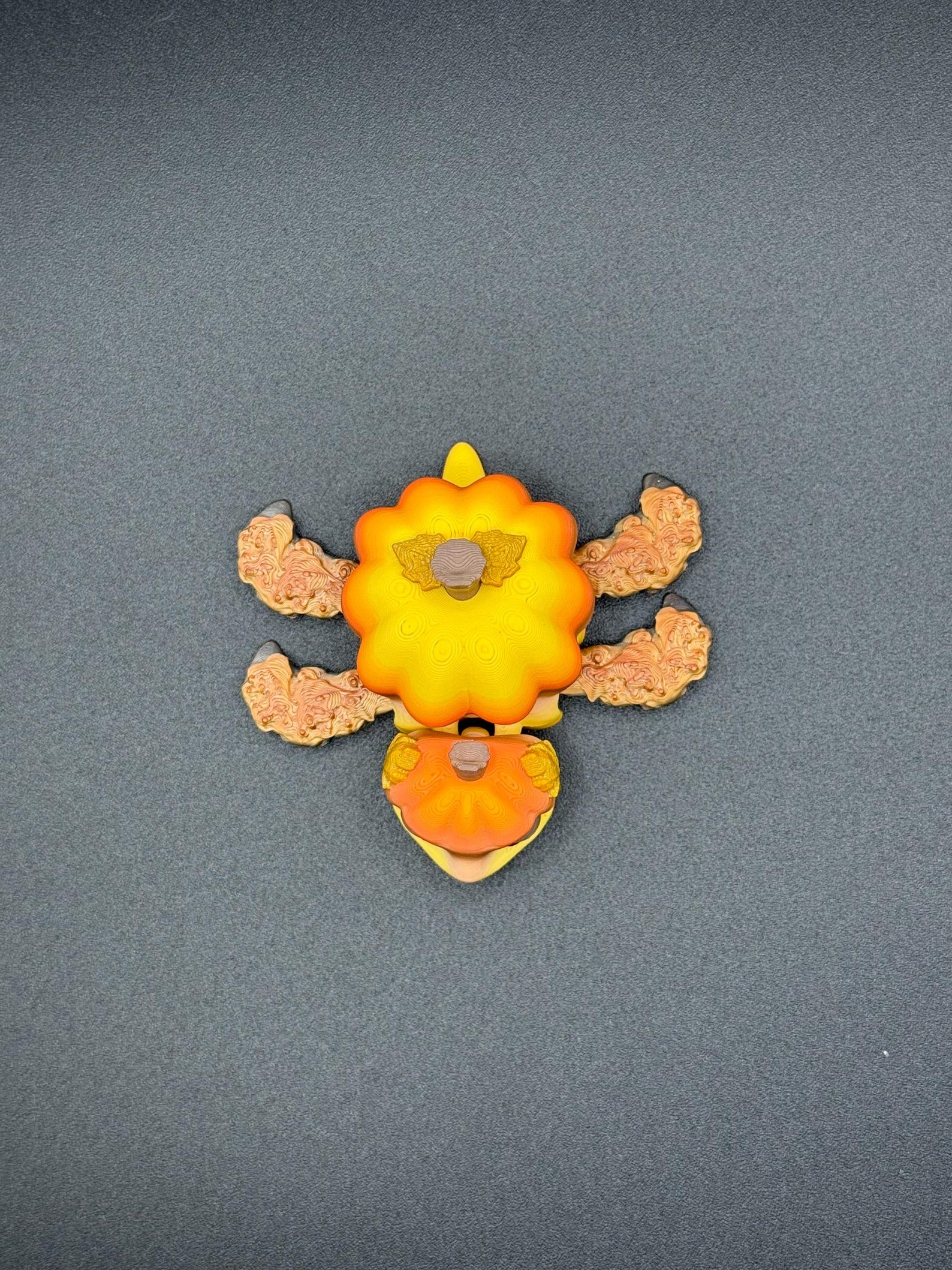 Fall Harvest Sea Turtle – 3D Printed Articulated Pumpkin or Caramel ...