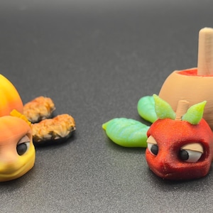 Fall Harvest Sea Turtle – 3D Printed Articulated Pumpkin or Caramel ...
