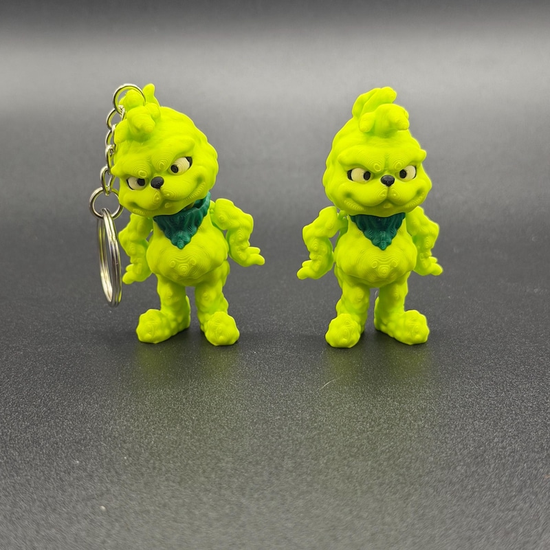 Grinch Keychain - Etsy