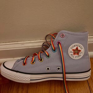 Customized Rainbow Converse (2.5 Big Kids) - Etsy