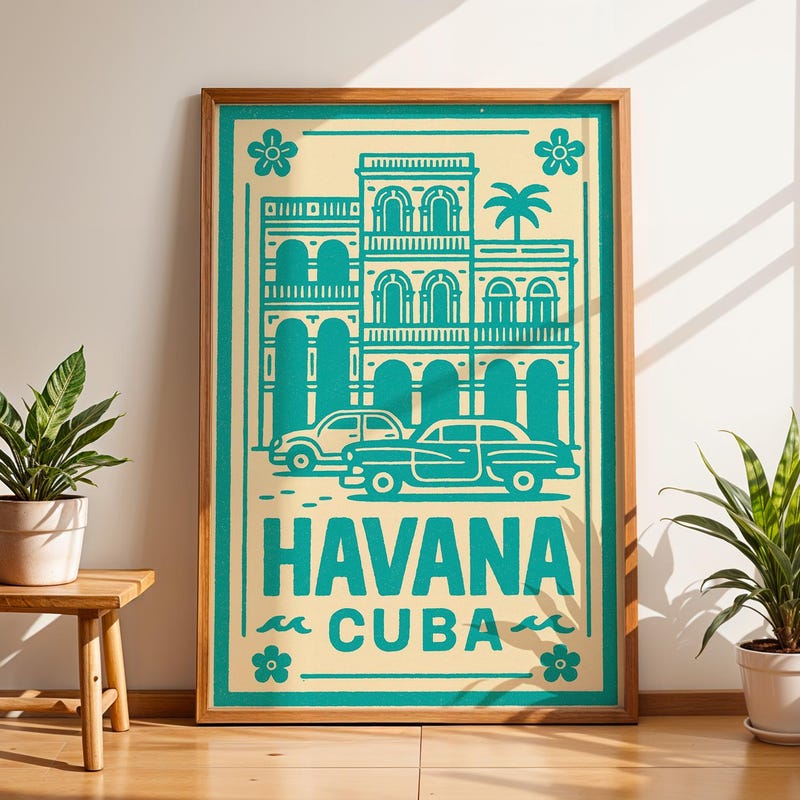 Cuba Poster - Etsy