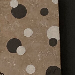 Ceramic Tile Wall or Table Decorationpolka Dots - Etsy