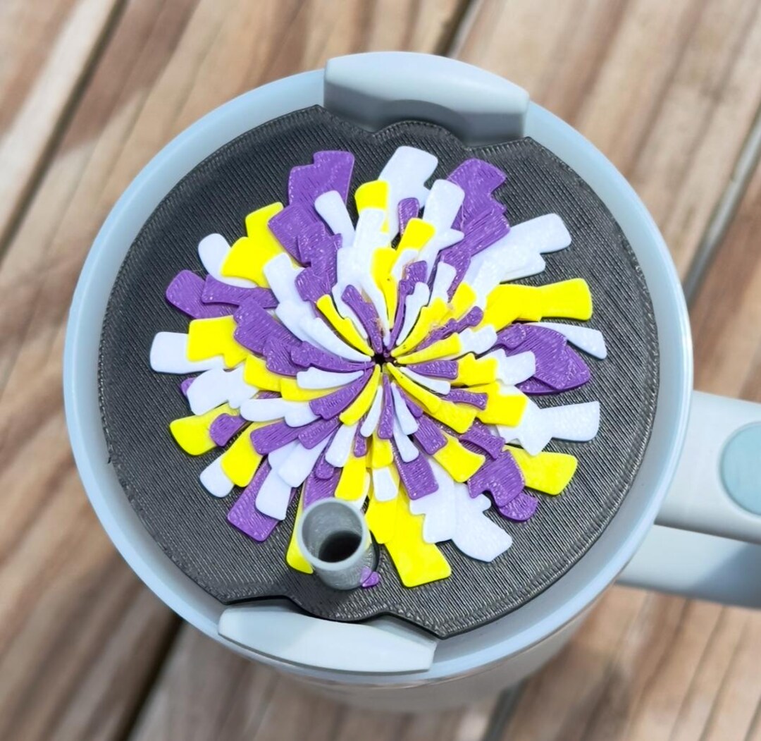 40 Oz Custom Cheerleader Tumbler Topper – Pom Pom Lid Decoration for ...
