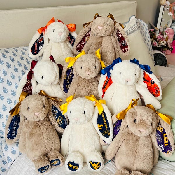 Jellycat Bunny Graduation - Etsy