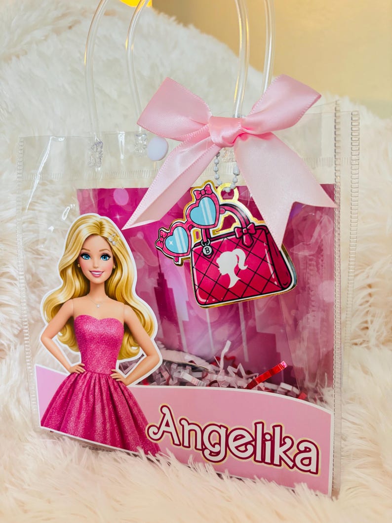 Barbie Party Favor Bag, Personalized Birthday Design - Etsy