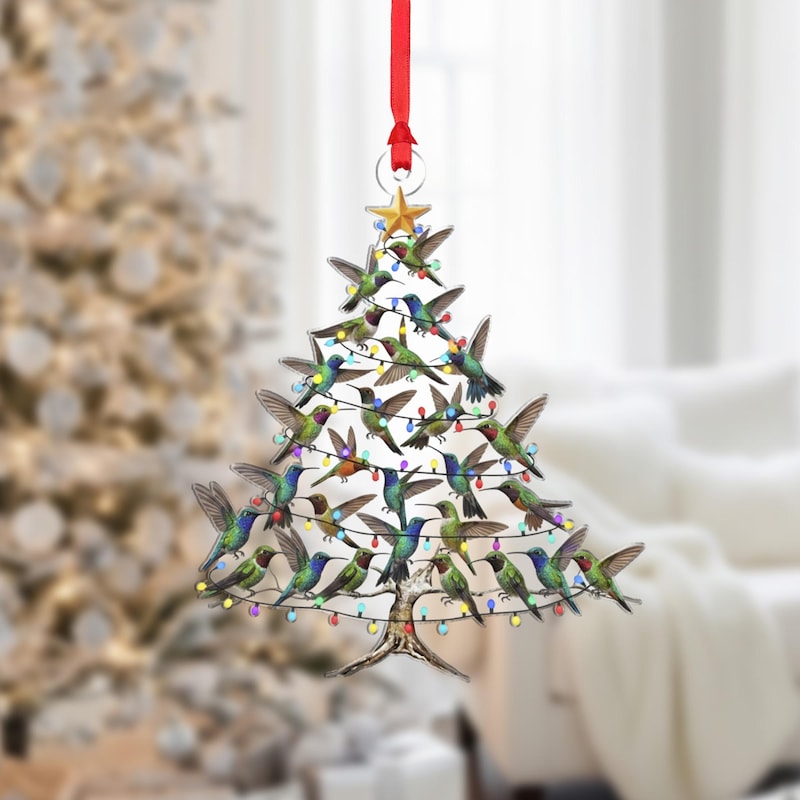 Hummingbird Christmas Tree Ornaments - Etsy