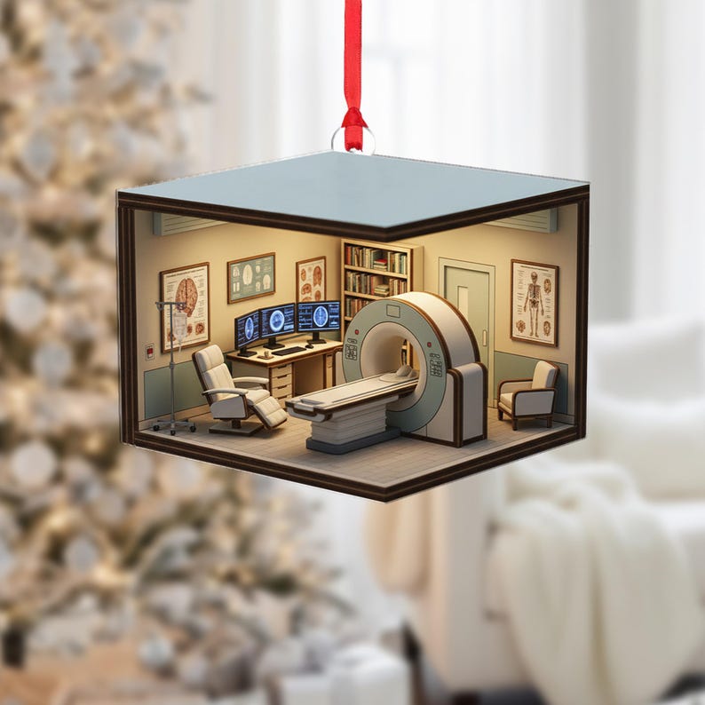 Custom Radiology 3D Ornament: MRI CT Scan Gift for Doctor, Nurse - Etsy