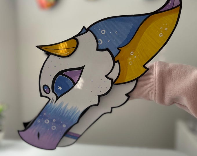 Aurelia the Paper Dragon Puppet - Etsy
