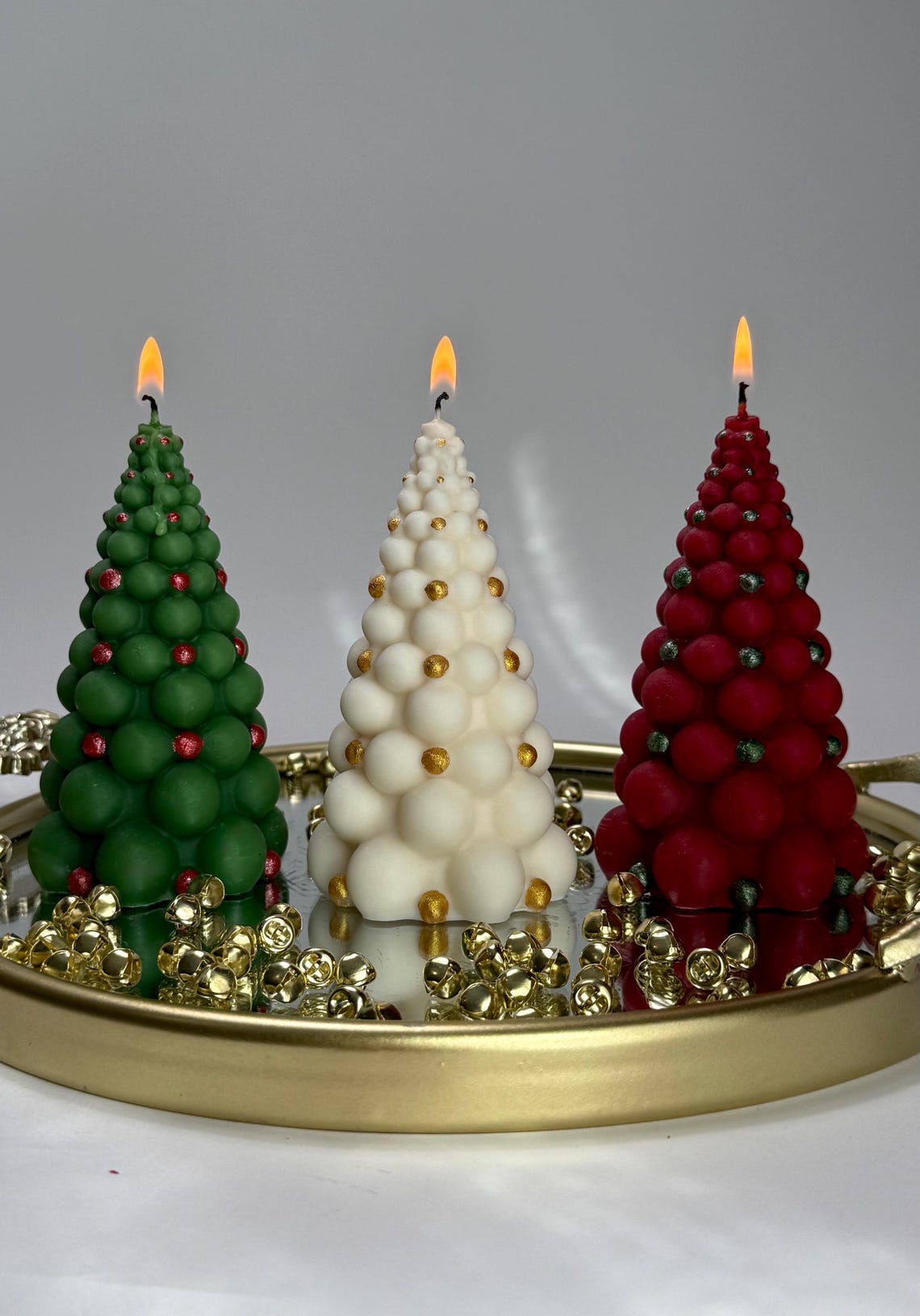 Handmade Christmas Tree Candle: Holiday Home Decor - Etsy