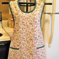 Vintage Cottage Kitchen Apron, Mid Century Modern Apron, Country ...