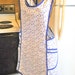 Vintage Style Crossover No Tie Apron in Blue Size Medium - Etsy