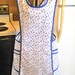 Vintage Style Crossover No Tie Apron in Blue Size Medium - Etsy