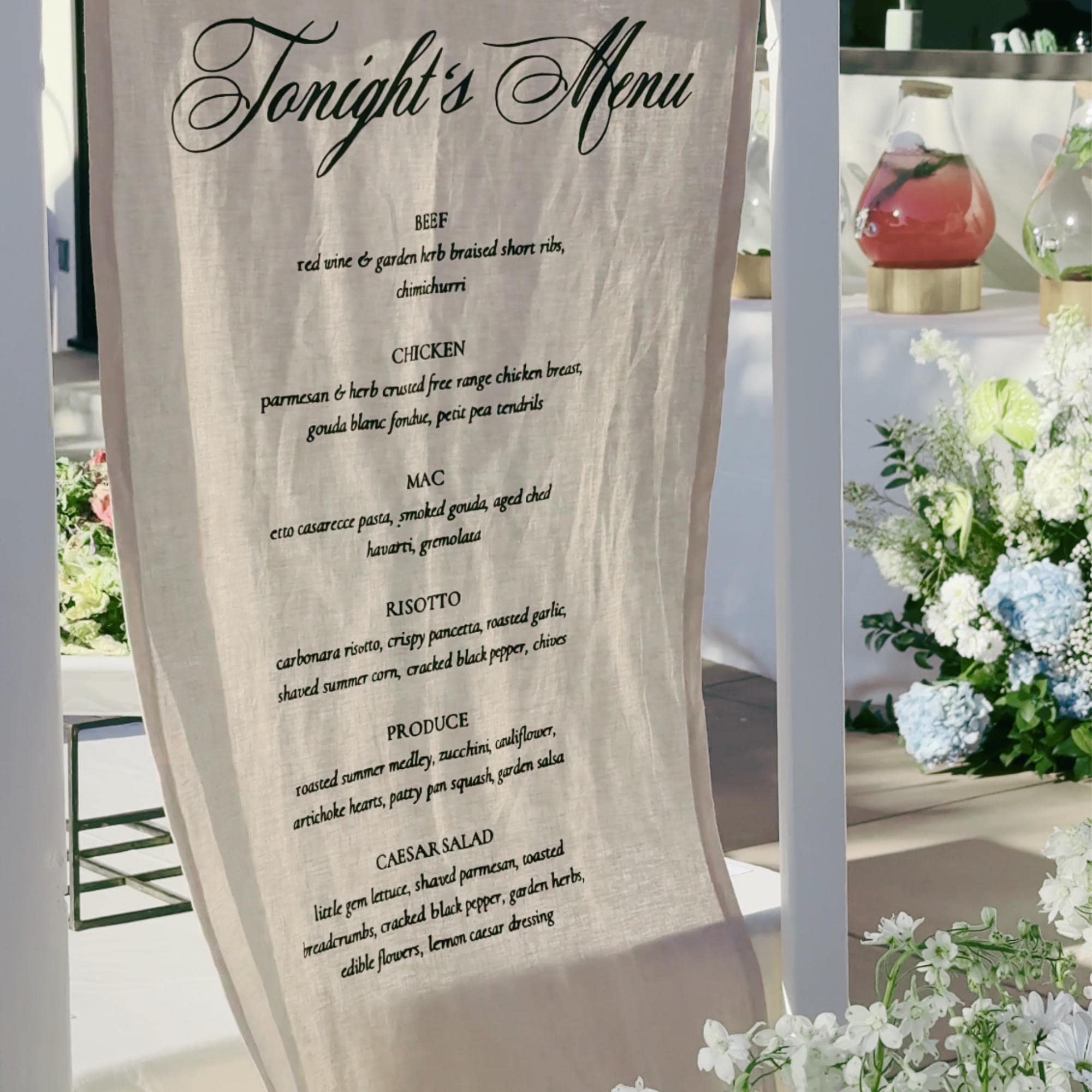 Editable Wedding Menu Template – Minimalist Reception Printable Sign ...