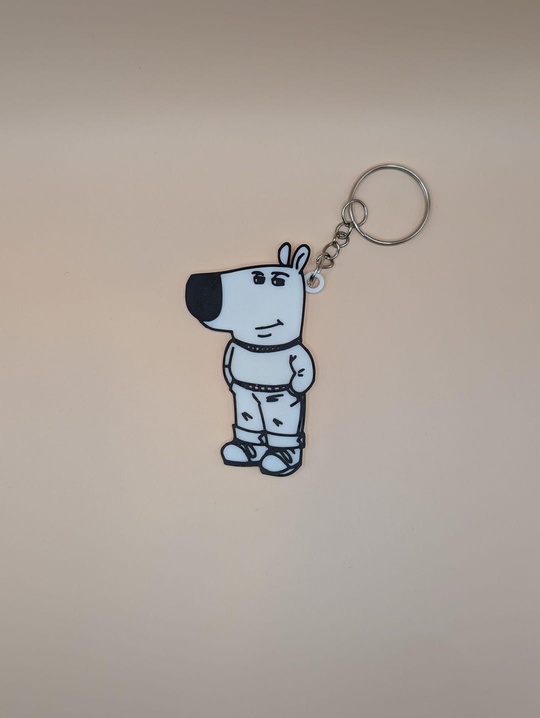 Chill Guy Meme Keychain - Etsy
