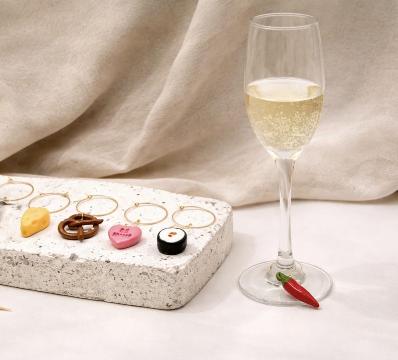 Cocktail / Wine Charms for Dinner Parties – Dopamine Decor Home Gifts ...