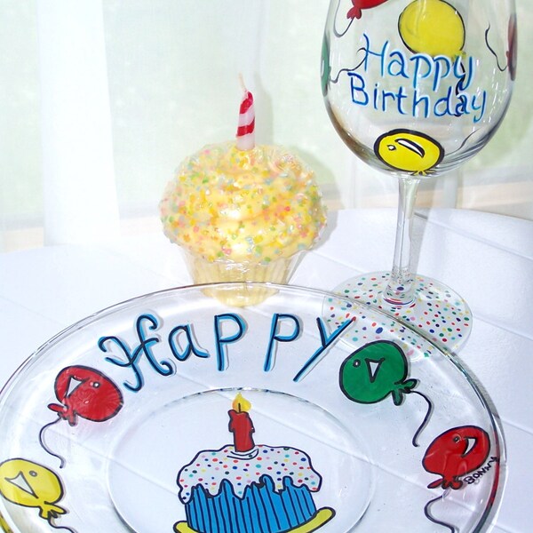 Birthday Plate - Etsy