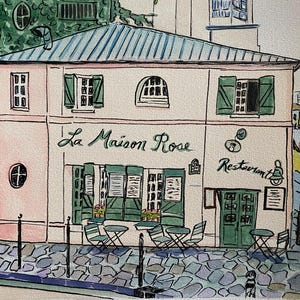 La Maison Rose | Original Watercolor Painting by Louisiana Artist ...