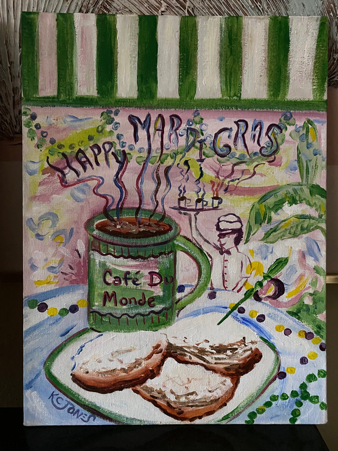 Happy Mardi Gras 11 X 14 Inch PRINT by Louisiana Artist Kristi C Jones ...