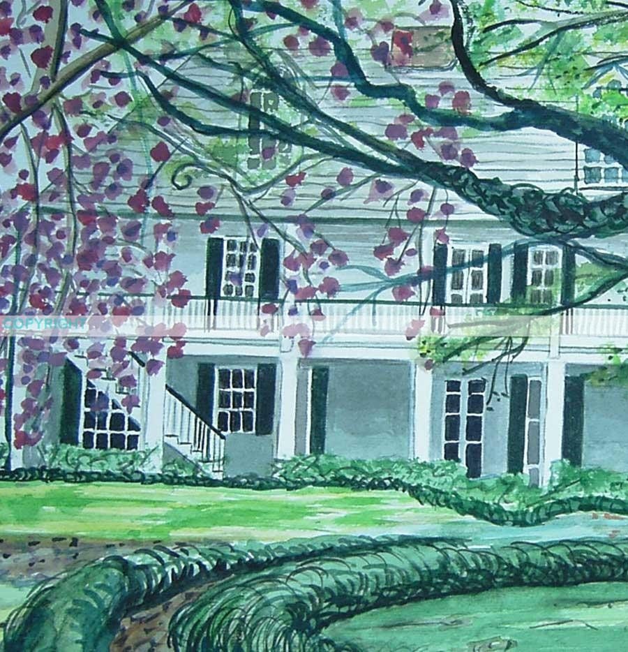 Melrose Plantation | 11 X 14 | Signed Print | Louisiana Artist Kristi ...