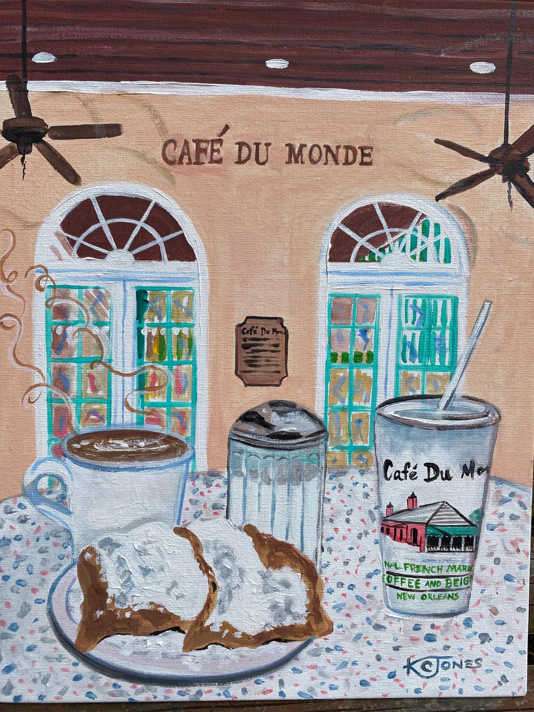 Cafe Du Monde | 11 X 14 Inch PRINT Louisiana Cuisine Food Coffee ...