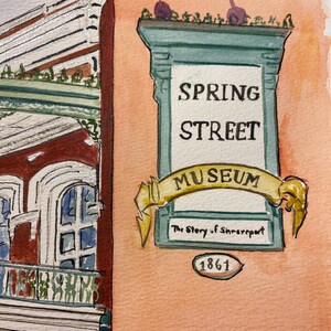 Spring Street Museum | 11 X 14 Print of Signed Watercolor Painting by ...