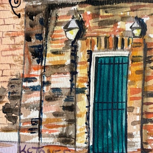 Creole House | Framed Original Watercolor Painting by Louisiana Artist ...