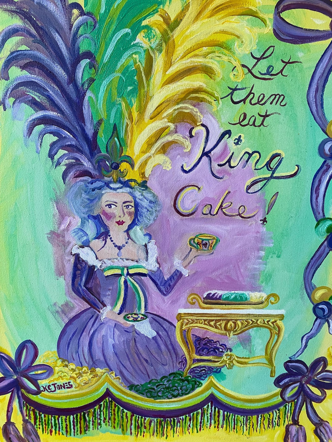 Let Them Eat King Cake! | Marie Antoinette | 11 X 14 Inch PRINT by ...
