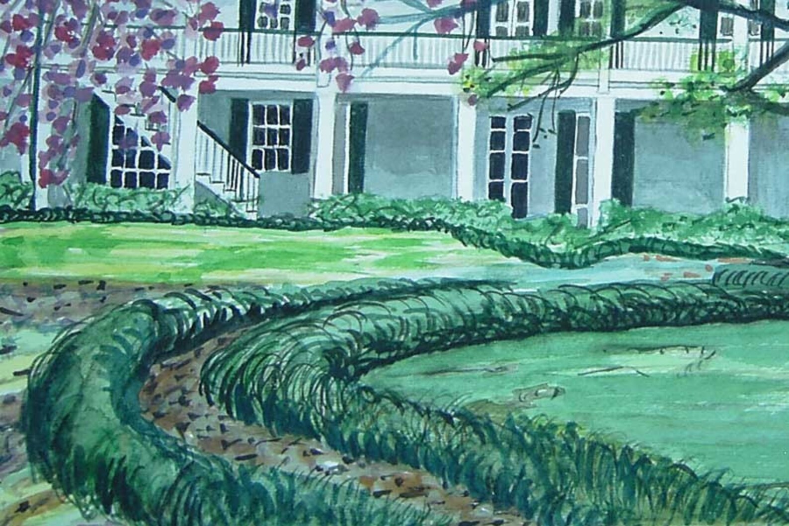 Melrose Plantation | 11 X 14 | Signed Print | Louisiana Artist Kristi ...