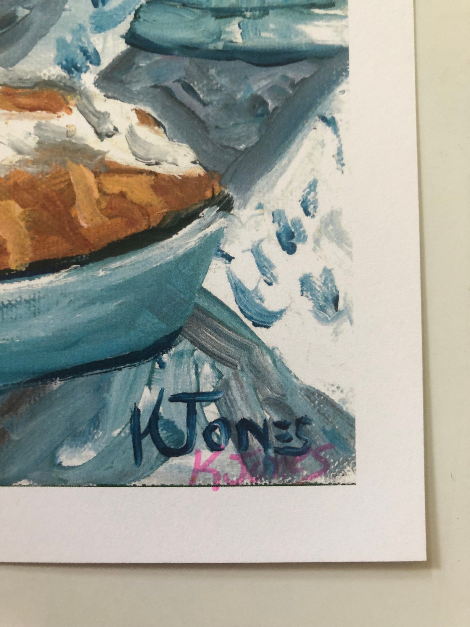 Iced Coffee & Beignets | 8 X 10 Inch Print of Oil Painting Louisiana ...