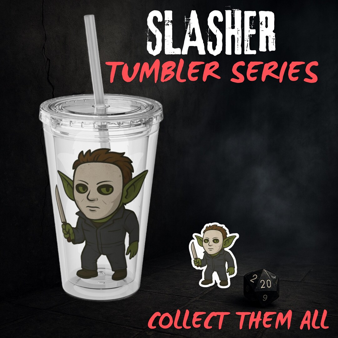 Michael Myers-inspired Cup | Halloween Parody | Slasher Movie Tumbler ...
