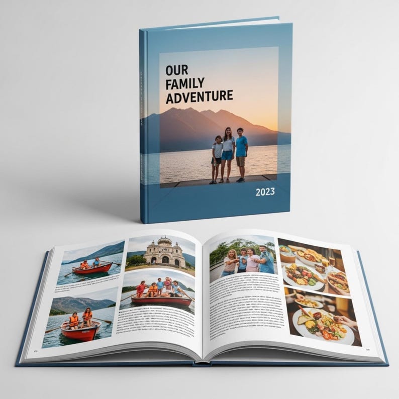 Custom Photo Book Print: Personalized Memory Book, Wedding, Family ...