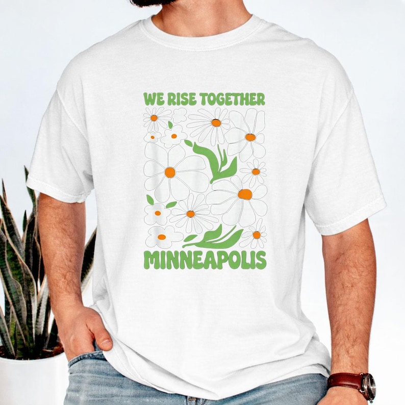 We Rise Minneapolis Shirt, Stand With Minneapolis Tee, Political ...