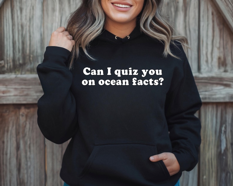 Can I Quiz You on Ocean Facts Shirt, Funny Ocean Quote Shirt, Marine ...