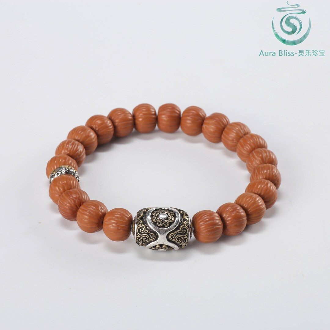 Lingyue Treasure Monkey Head Bodhi Pumpkin Bracelet, Handcrafted ...