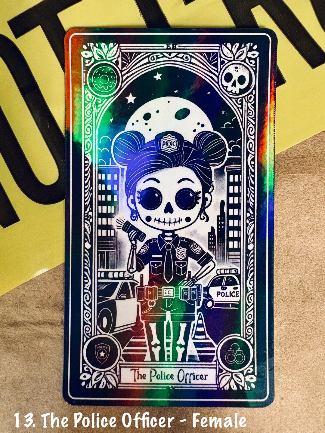 Holographic Forensic Science and Law Enforcement Tarot Card Magnets ...