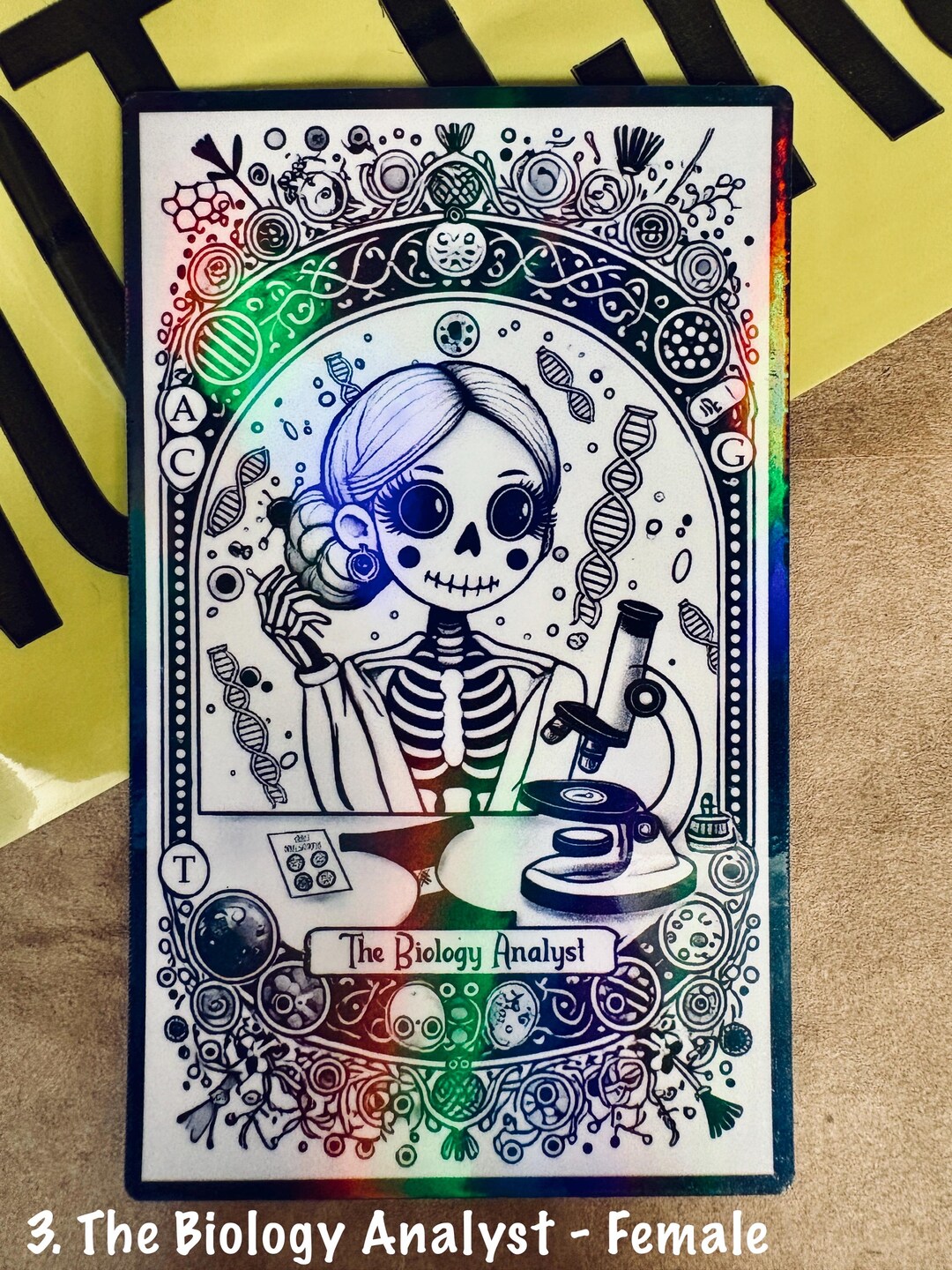 Holographic Forensic Science Tarot Card Magnets: the Female Biology ...
