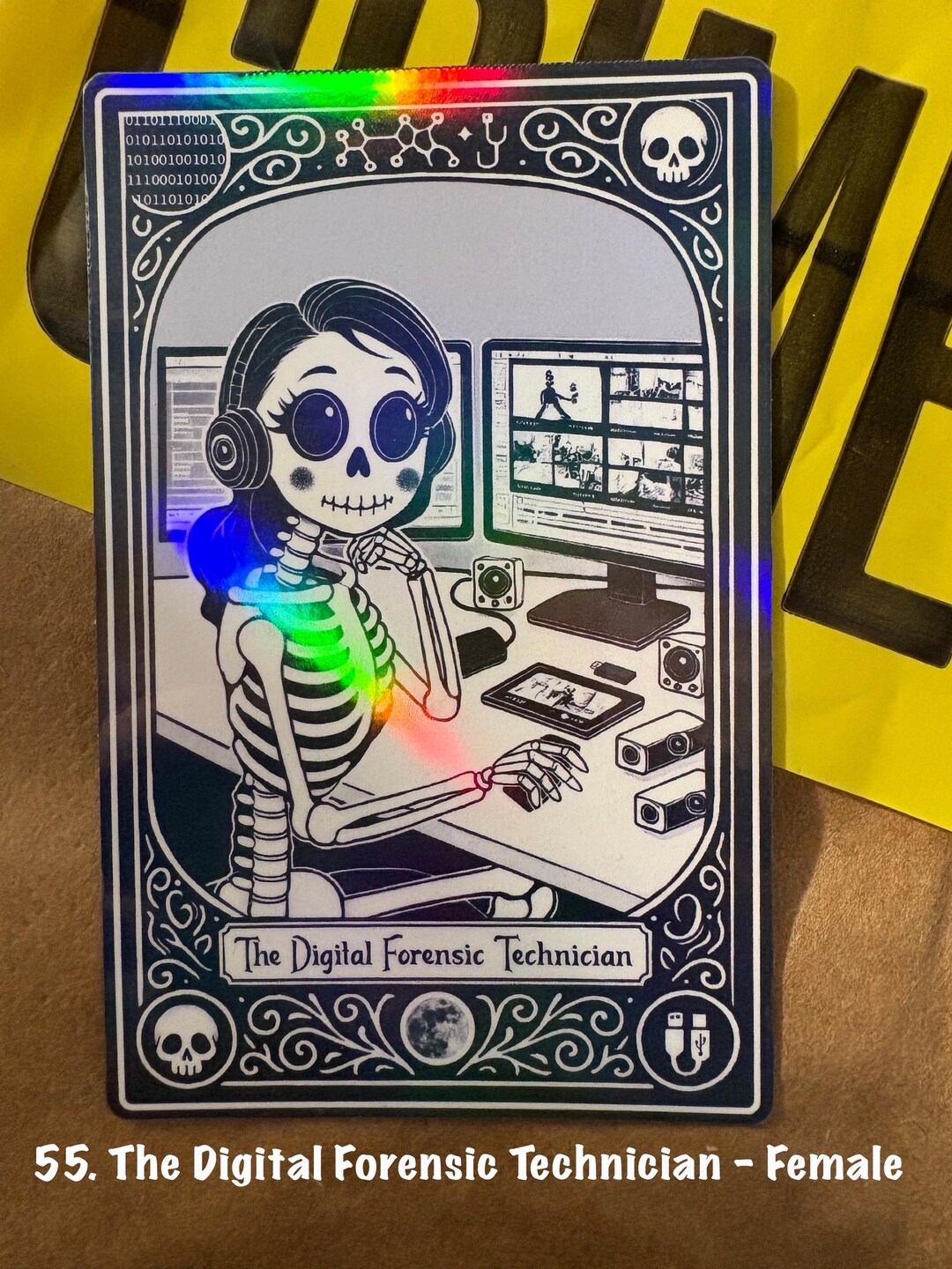Holographic Forensic Science Tarot Card Magnets: the Female Digital ...