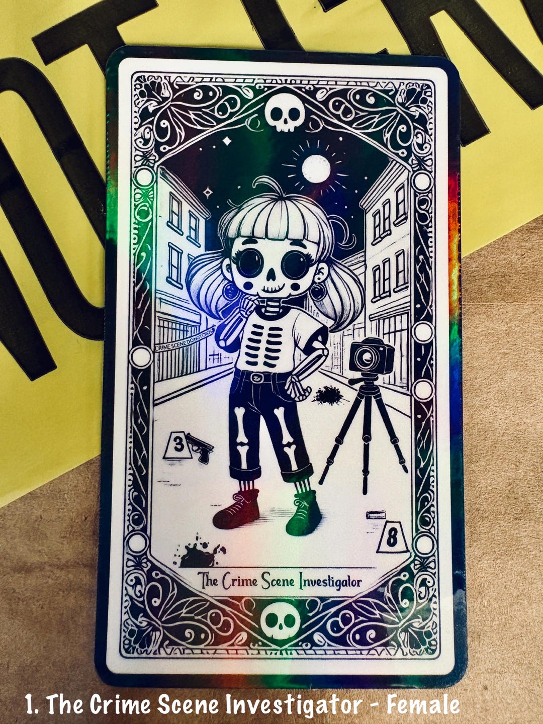 Holographic Forensic Science Tarot Card Magnets: the Female Crime Scene ...