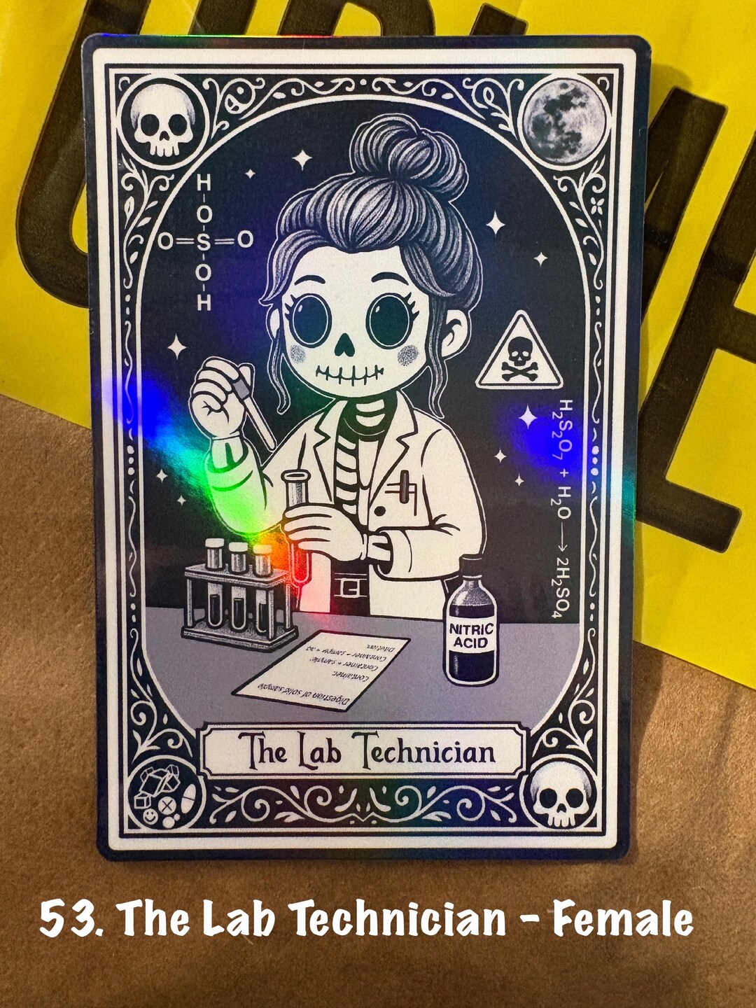 Holographic Forensic Science Tarot Card Magnets: the Female Lab ...
