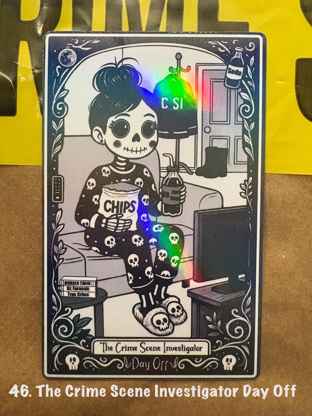 Holographic Forensic Science Tarot Card Magnets: the Female Crime Scene ...