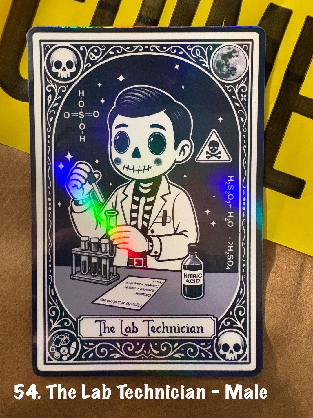 Holographic Forensic Science Tarot Card Magnets: the Male Lab ...