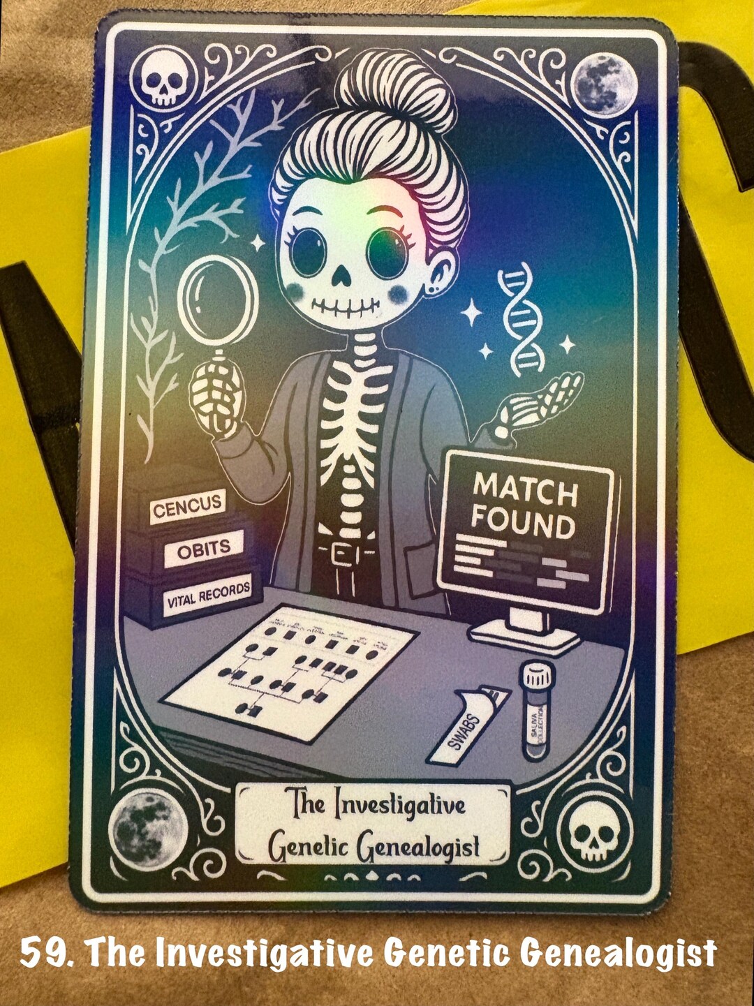 Holographic Forensic Science Tarot Card Magnets: the Investigative ...