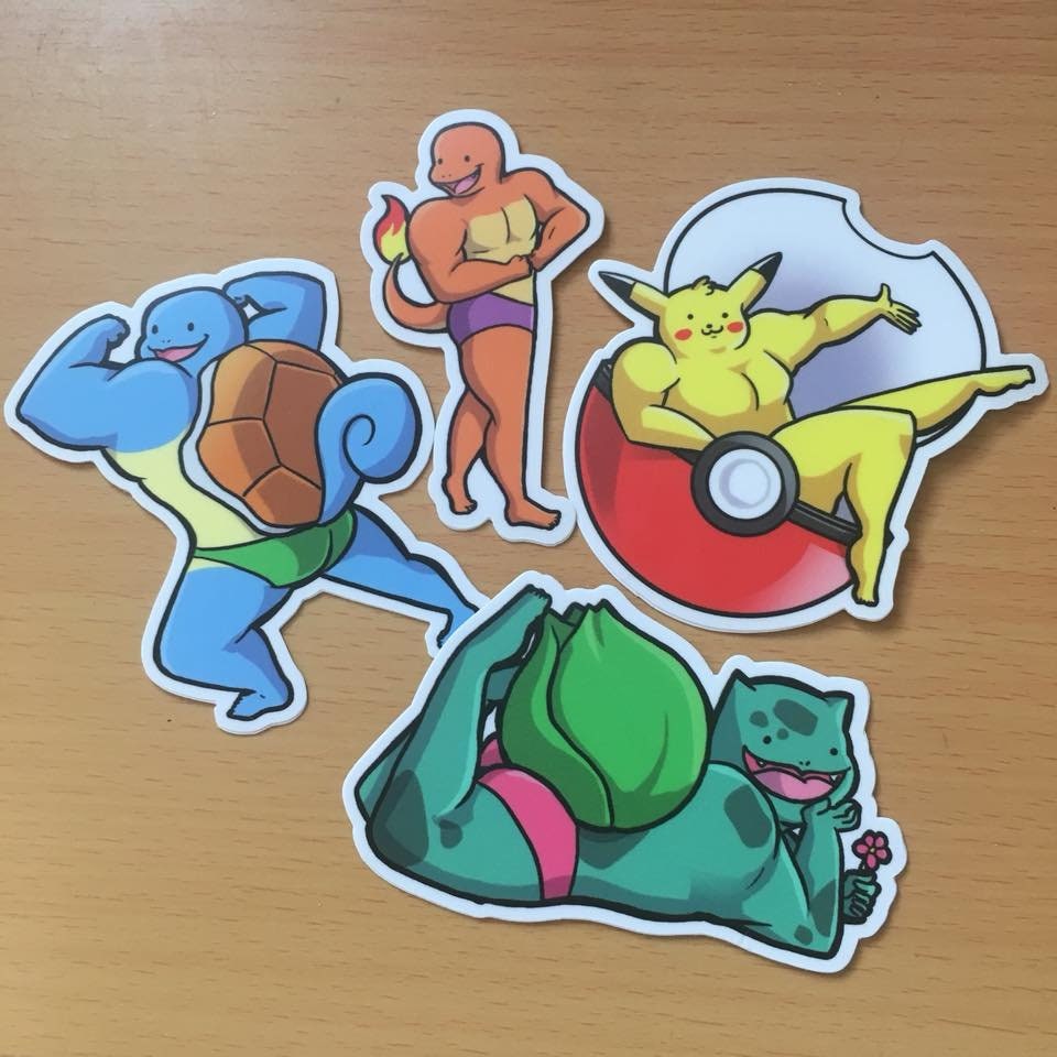 Buff Pokemon Stickers - Etsy UK