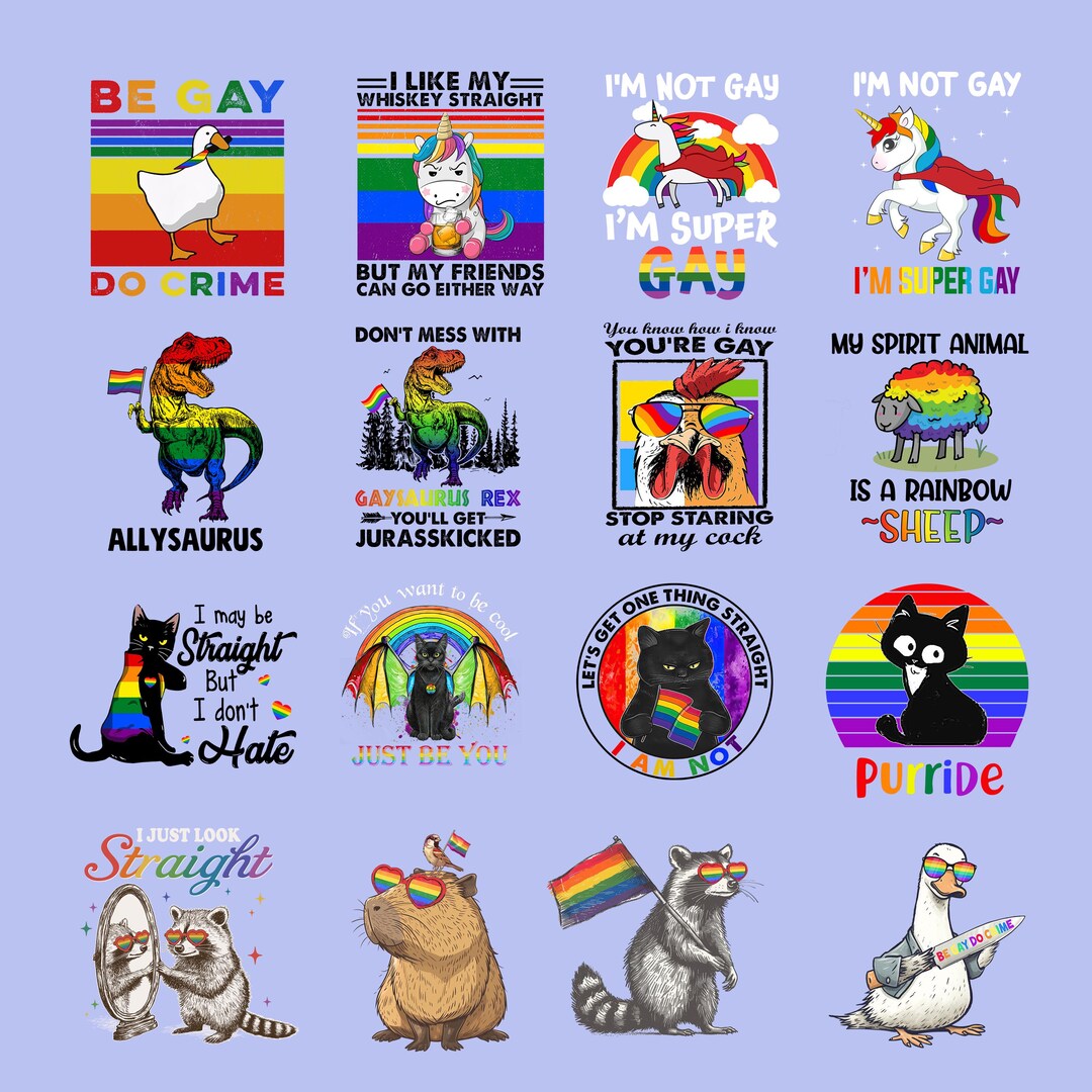 16 PNG LGBT Animal, Capybara Lgbt, LGBT Black Cat, Raccoon Pride, Dino ...
