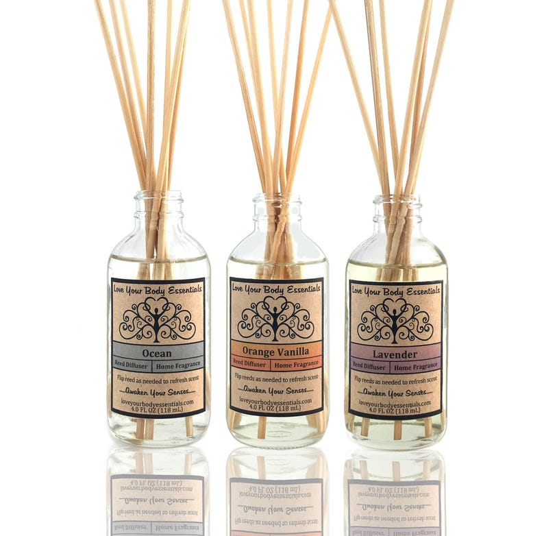 Natural Reed Diffuser Lavender Diffuser Oil Essential Oil Diffuser ...