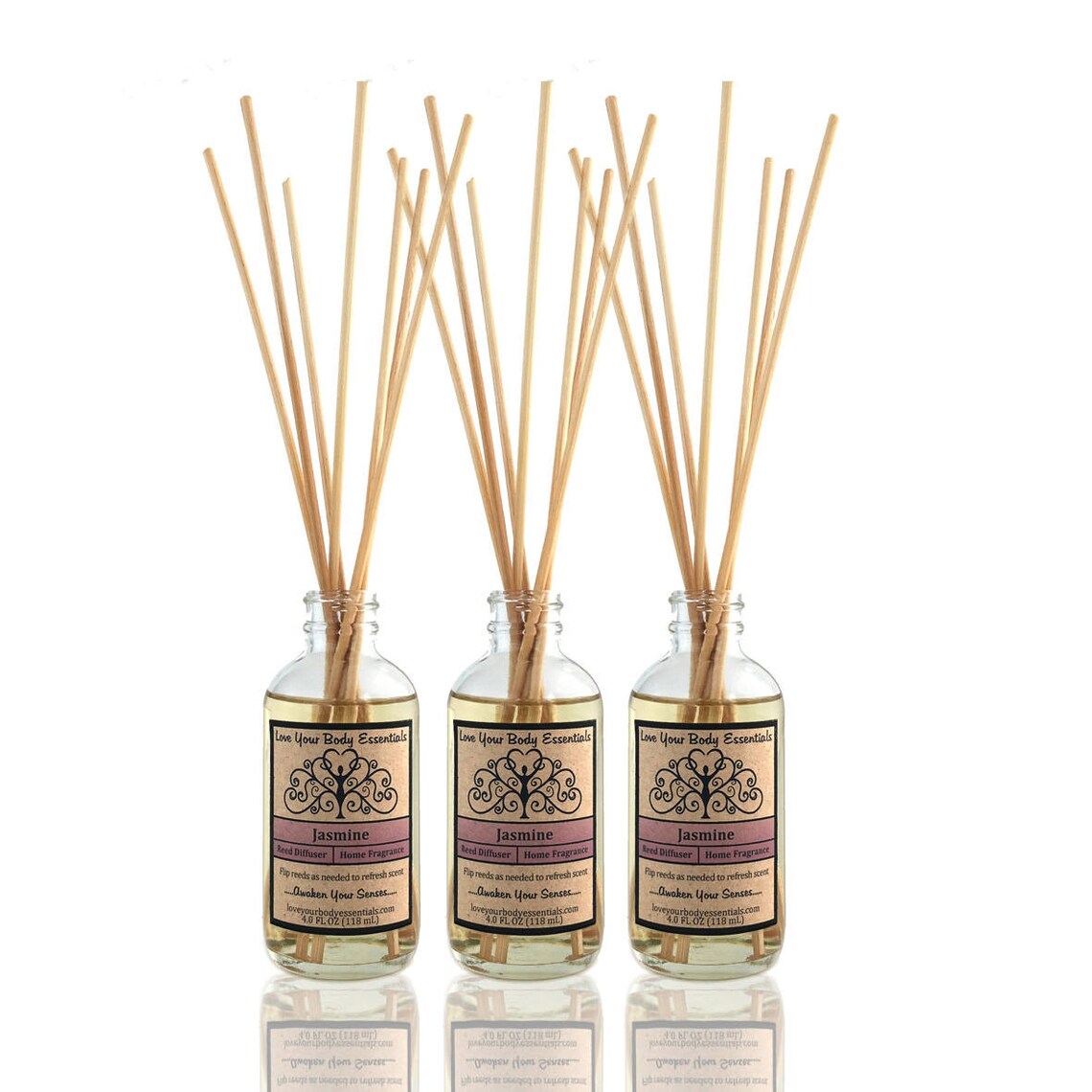 Jasmine Diffuser Air Freshener, Home Fragrance Jasmine Reed Diffuser ...